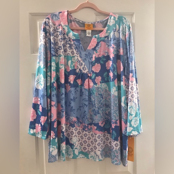 Ruby Rd. | Tops | Ruby Rd Woman 3x New Colorful Shirt | Poshmark